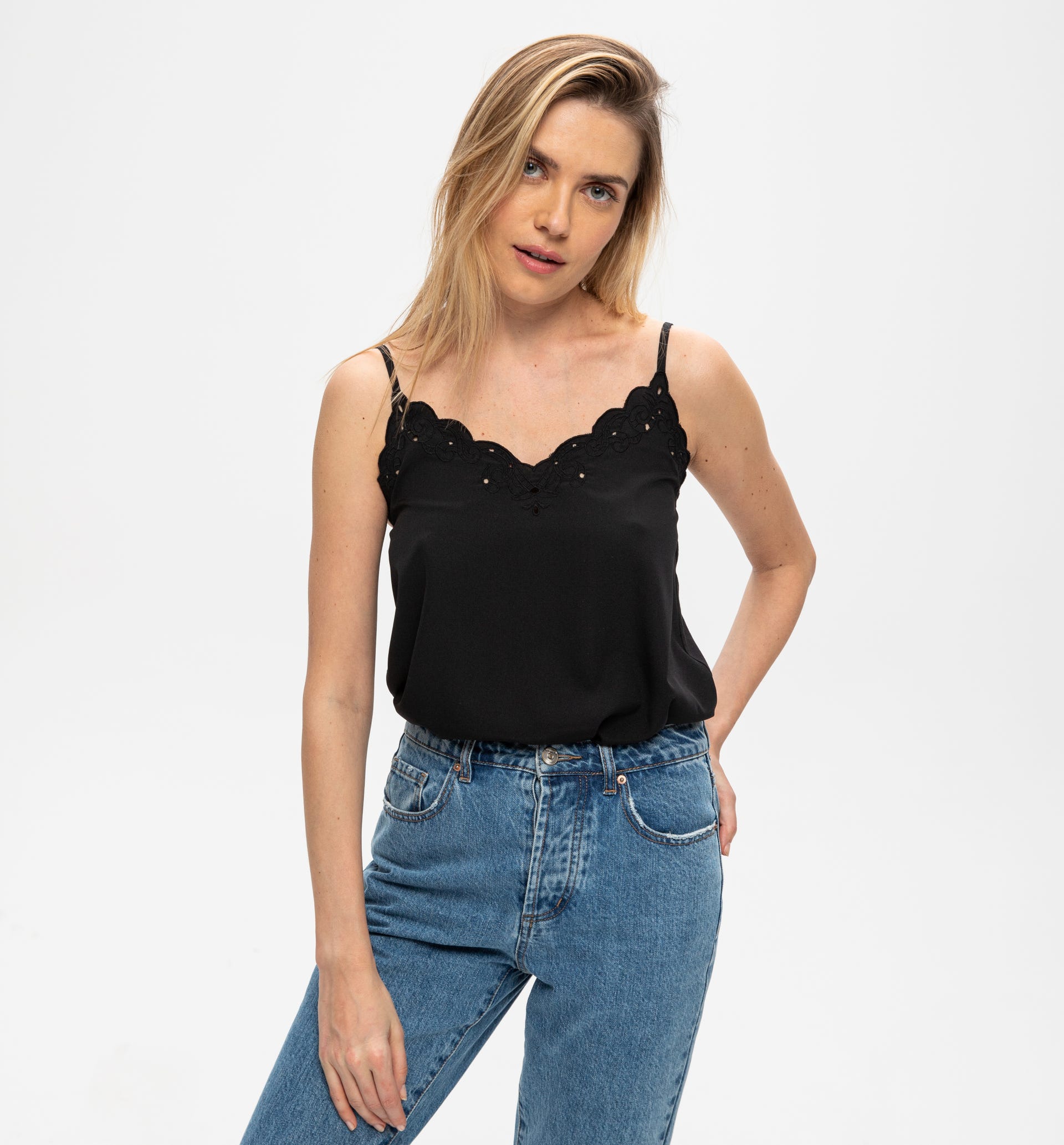 Strappy top - Black