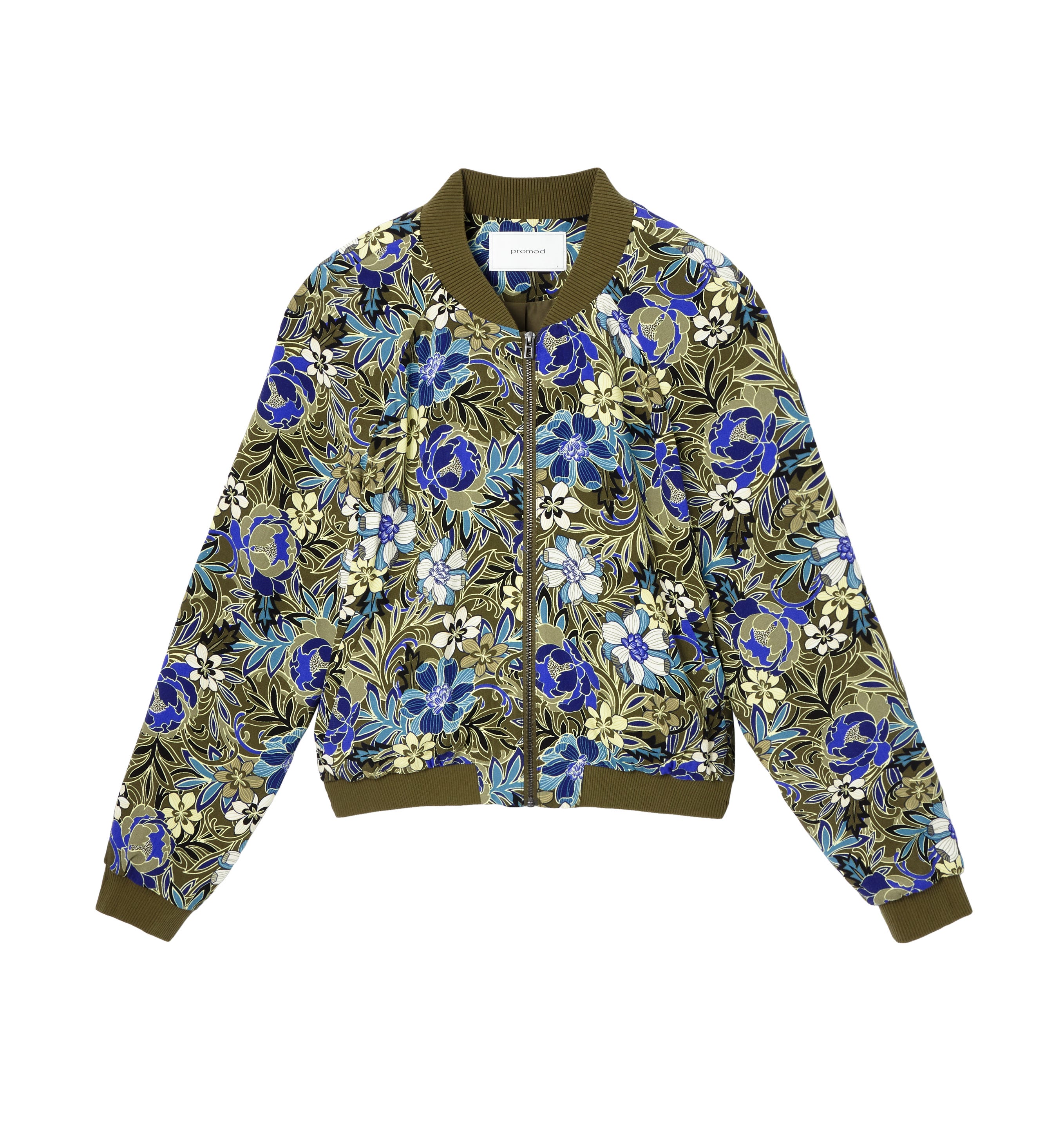 Patterned bomber jacket - Multicolour print