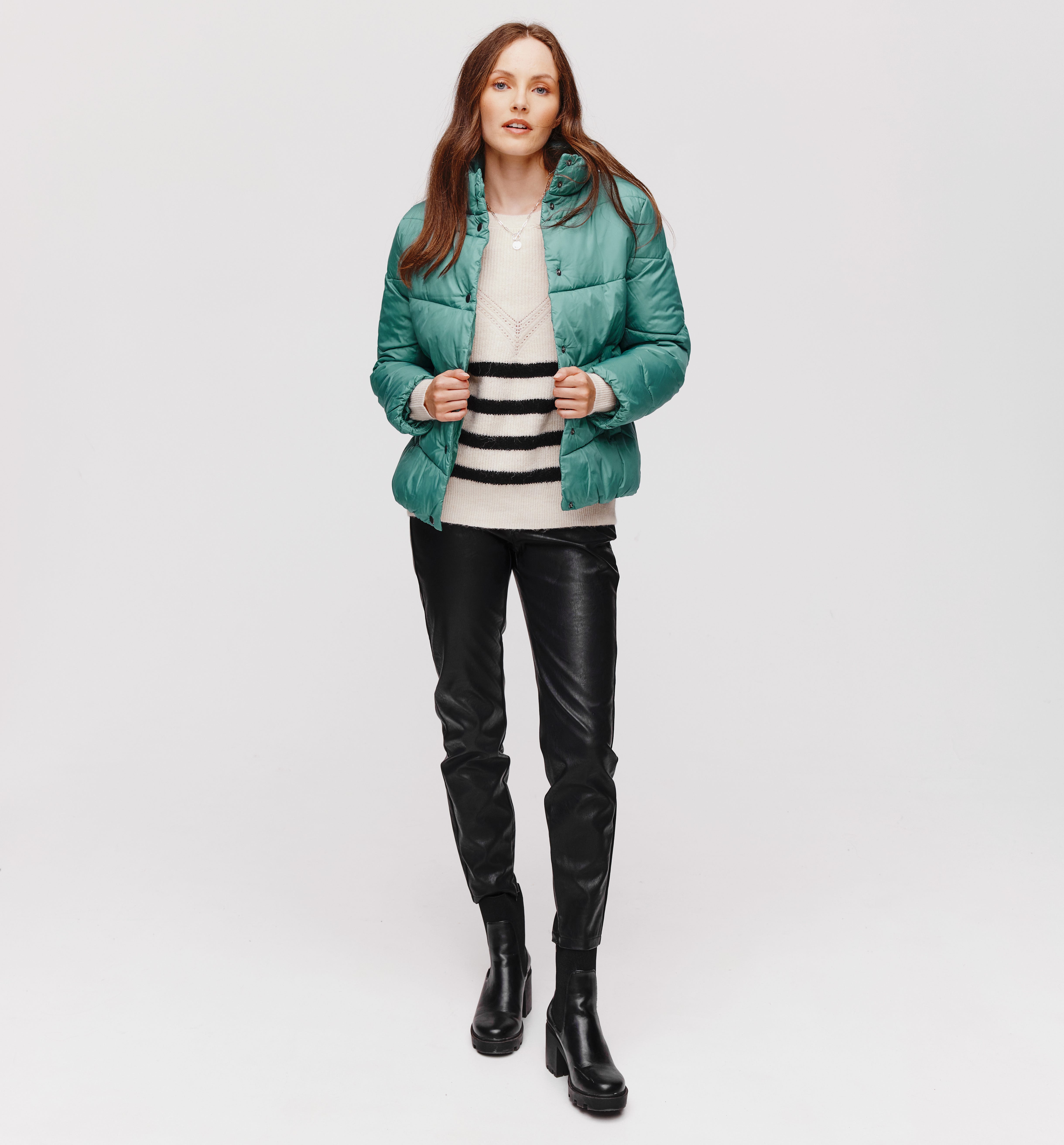 Padded jacket - Navy blue