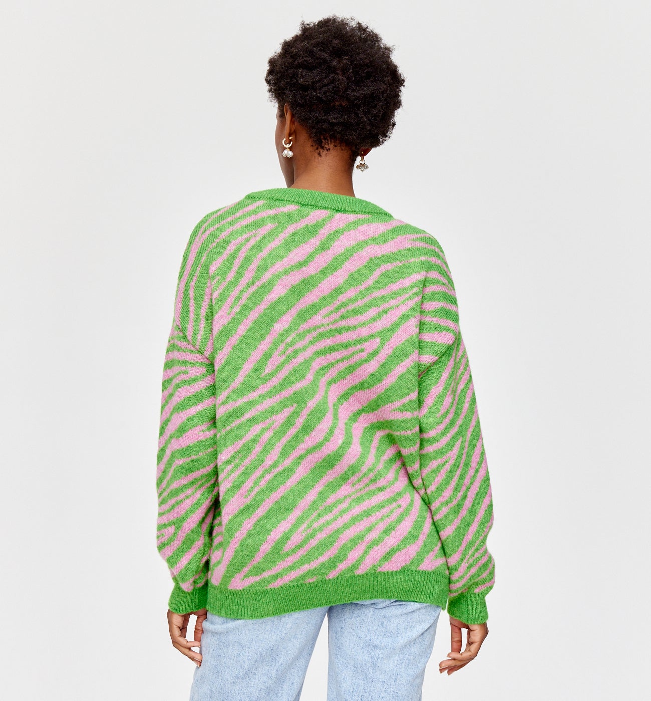 Patterned jumper - Green print