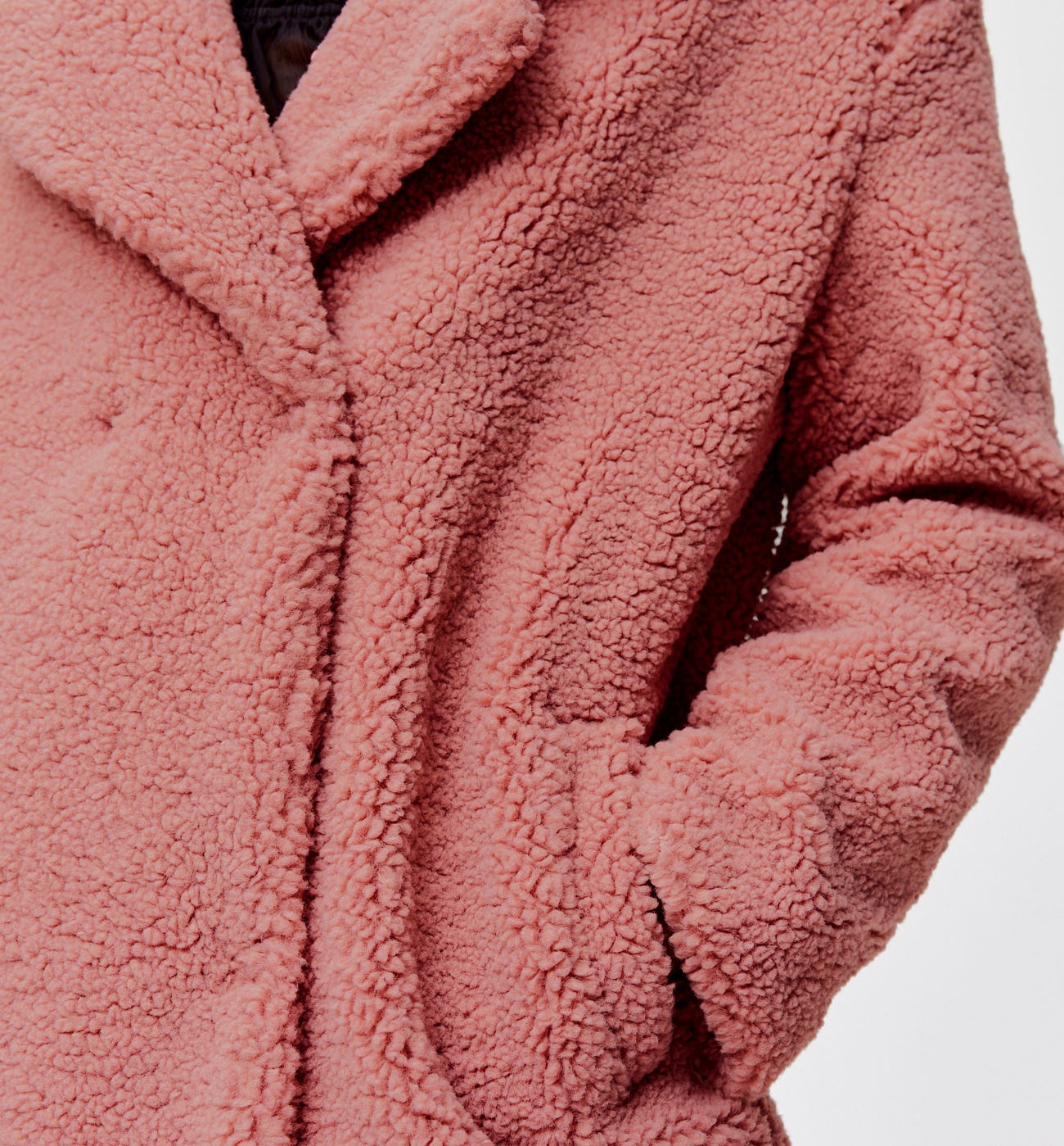 Teddy Bear Coat Pink