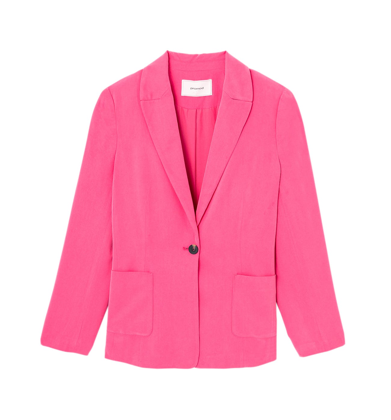 Bold coloured fitted jacket - Pink