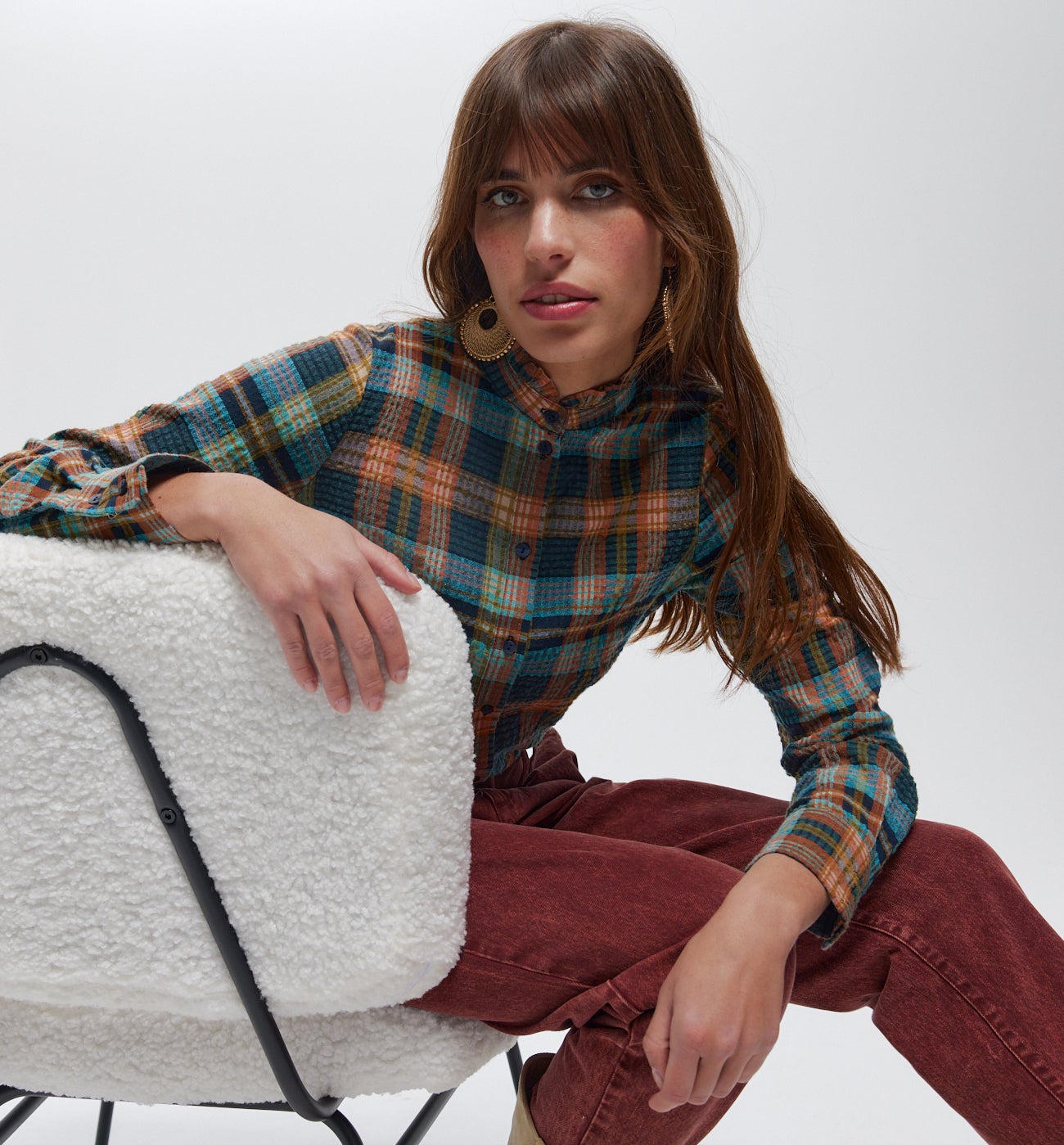 Checked shirt - Blue checks