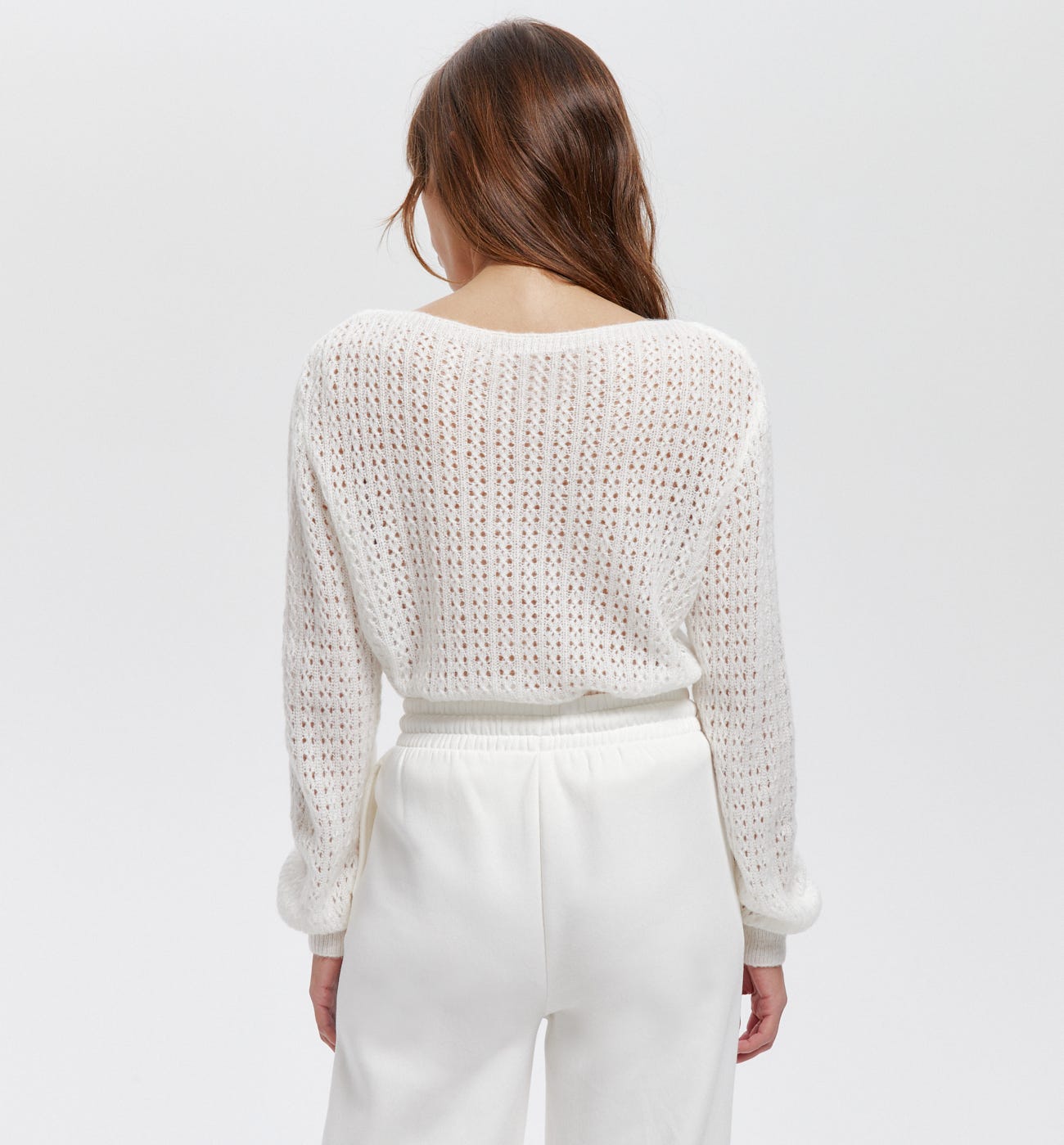 Openwork jumper - Ecru