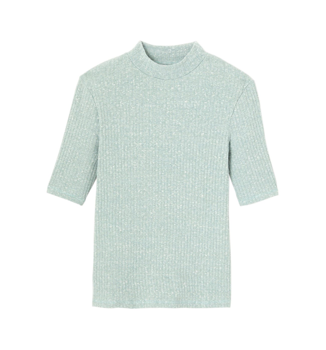 Round-neck top - Medium opaline