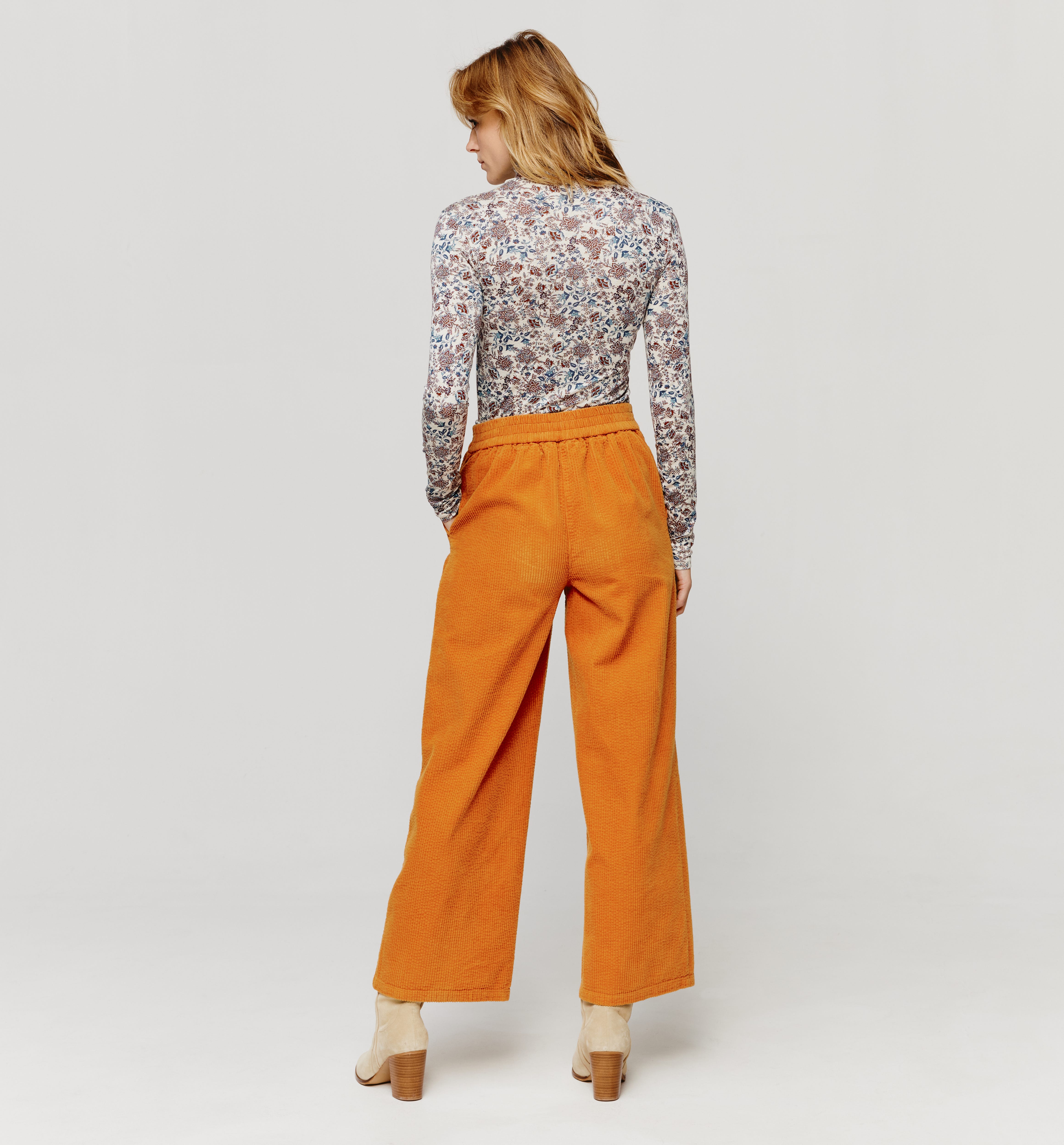 Rollneck Top Multicolour Print