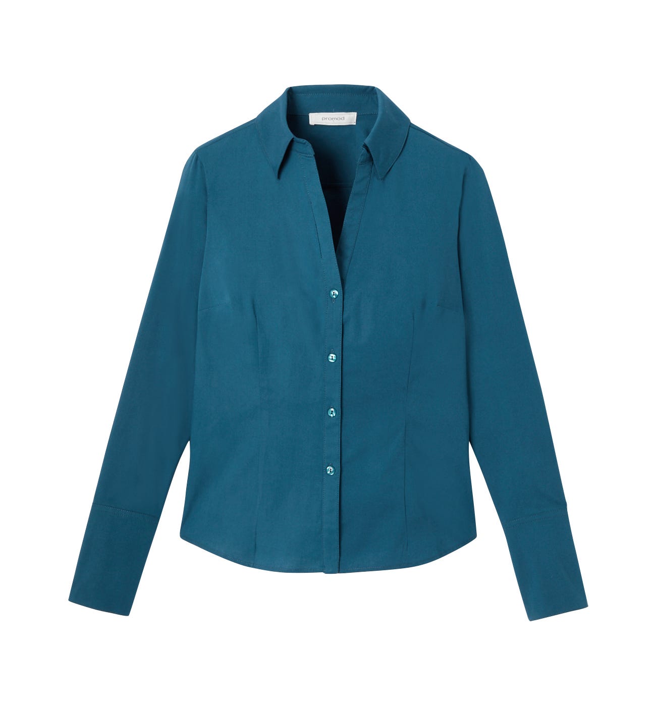 Plain shirt - Peacock blue