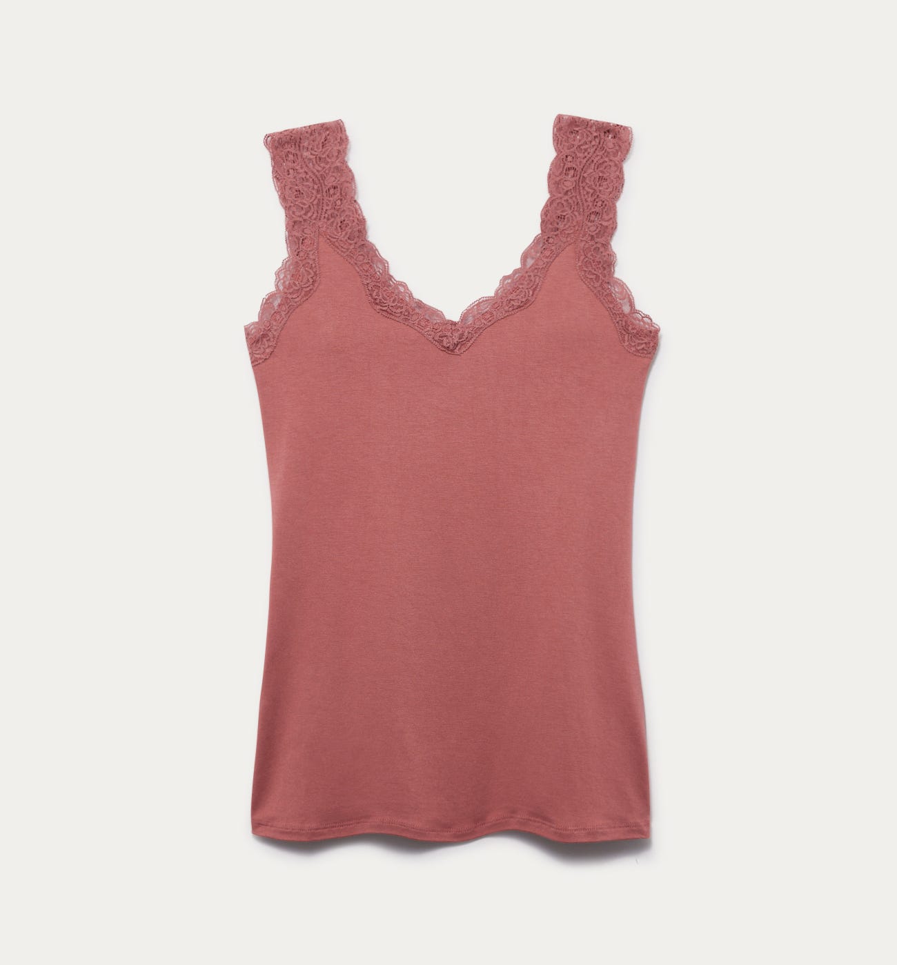 Lace Strap Top Pink