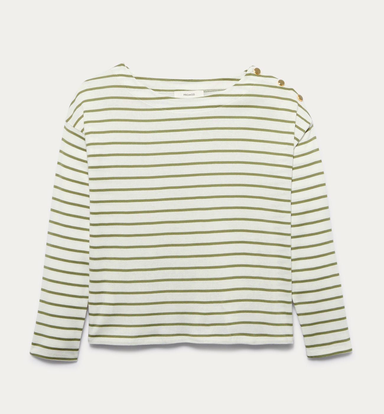 Nautical top - Green stripes
