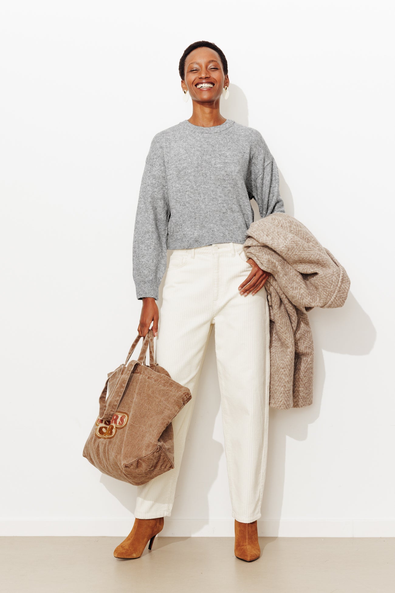 Glitzy jumper - Dark grey