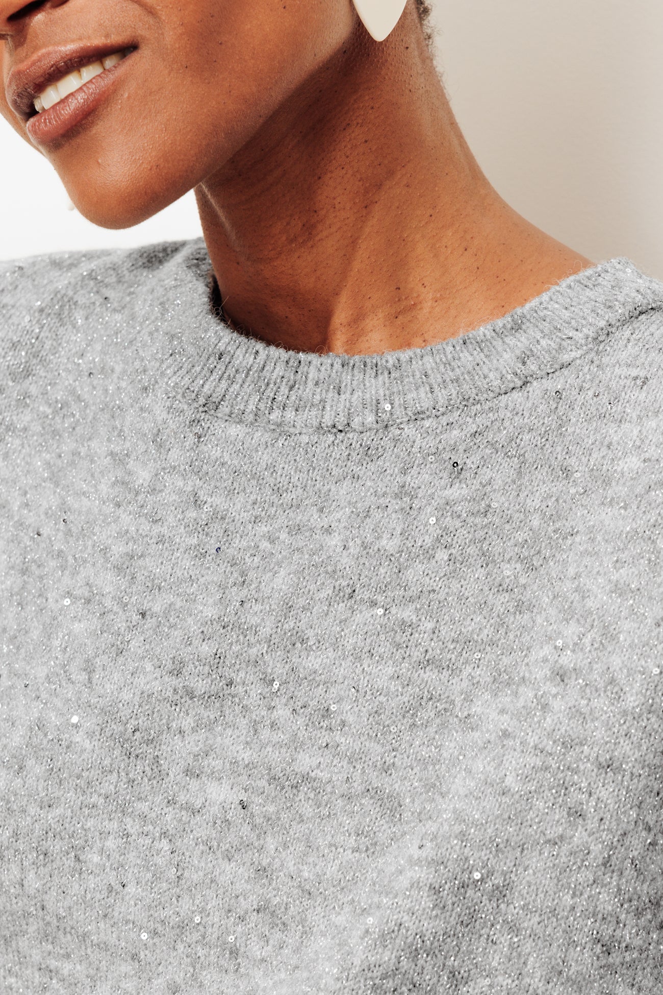 Glitzy jumper - Dark grey