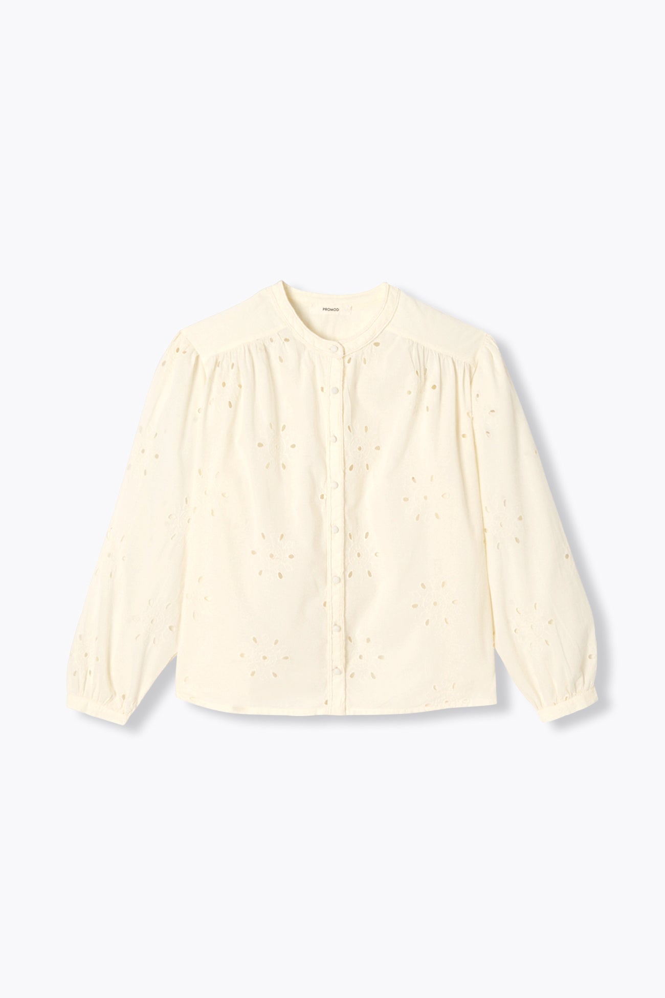 Chemise en broderie anglaise - Ecru