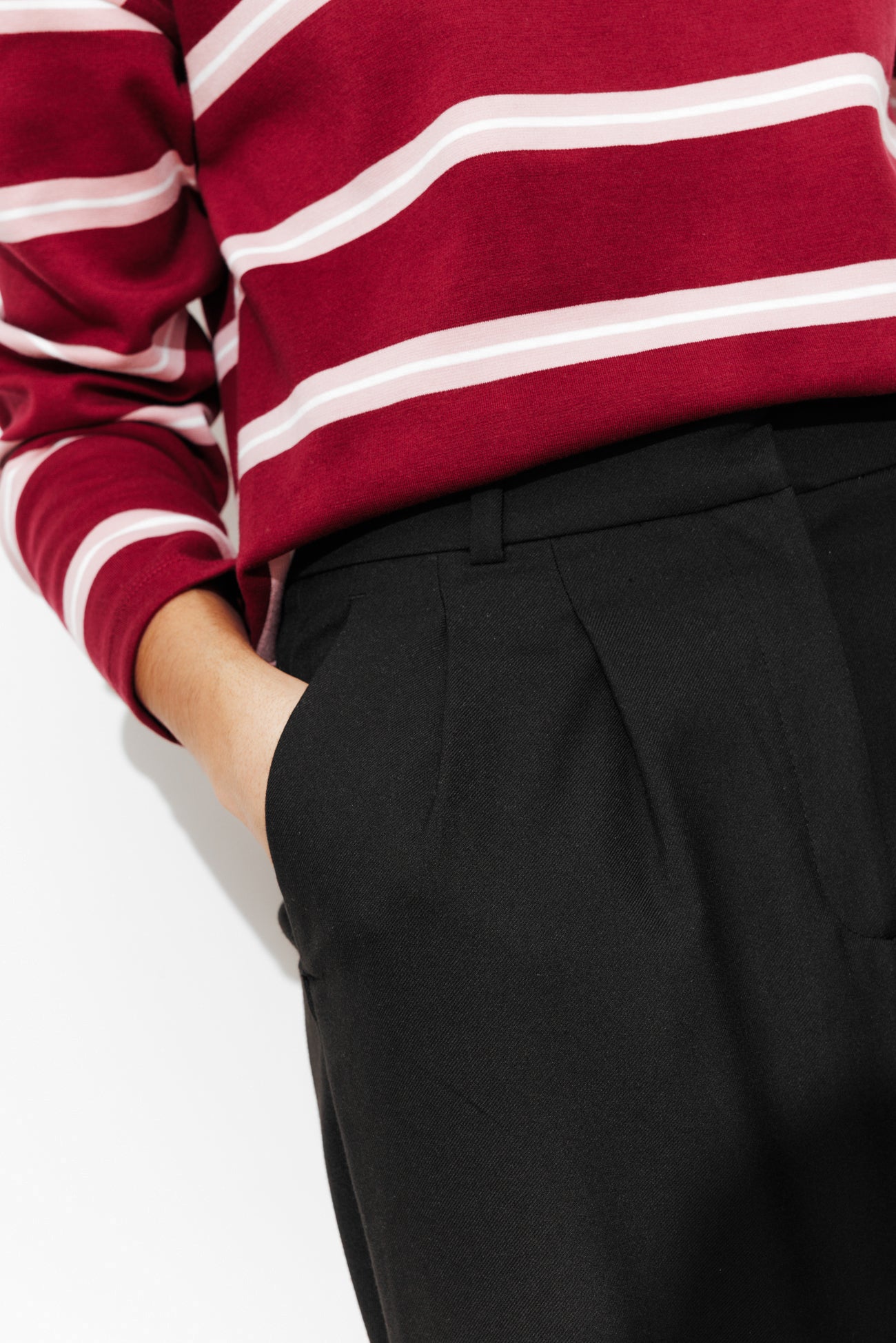 BILLY wideleg trousers - Black