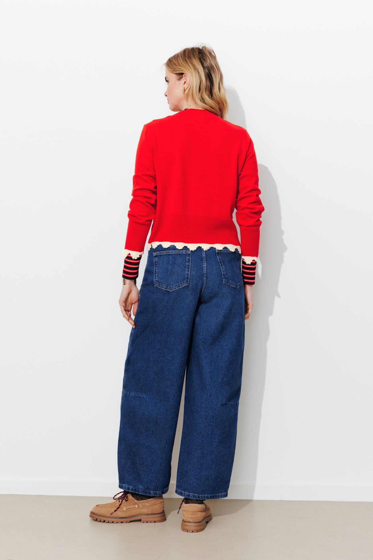Short cardigan - Red