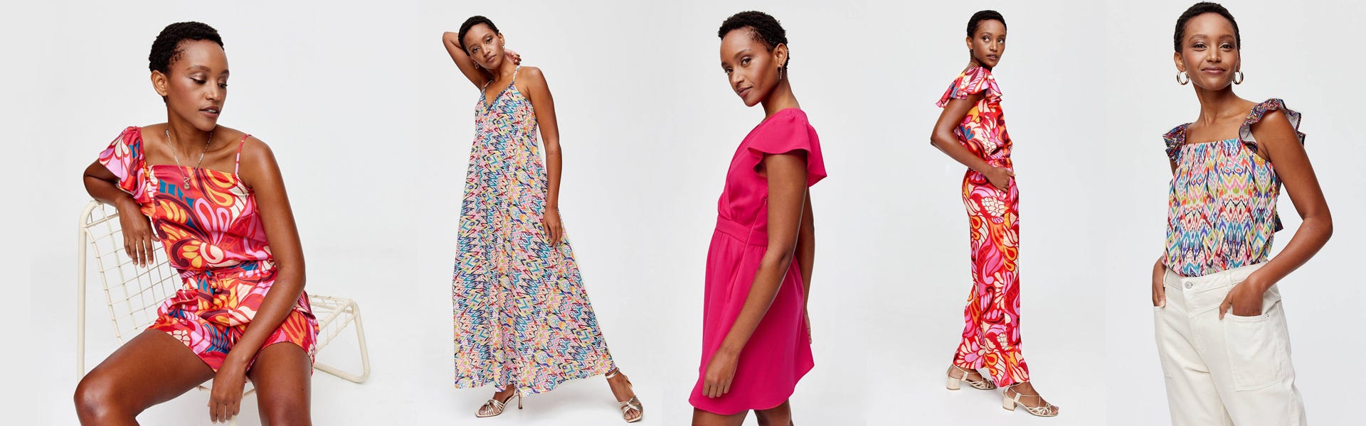 Summer outfit, lightweight clothes, casual colours | Promod